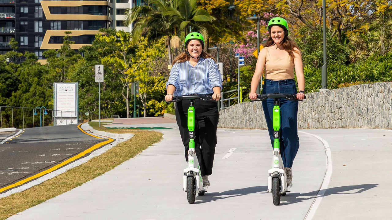 Explore inner Brisbane on an electric bike/scooter | Brisbane City Council